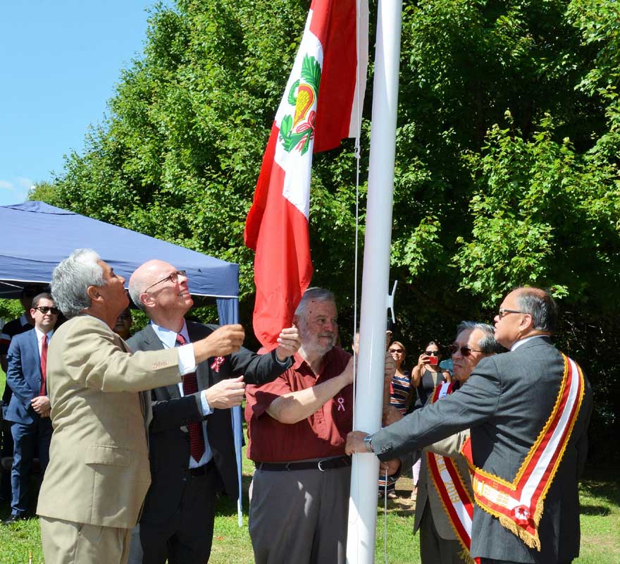 Un parque y monumento a la Herencia Peruana
