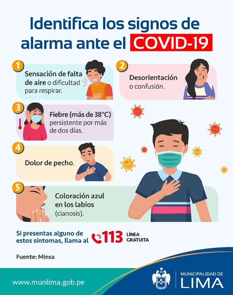 Identifica los signos de alarma ante el COVID-19